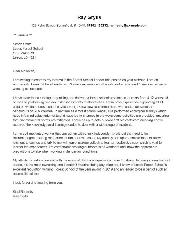 Forest School Leader – Think Teaching